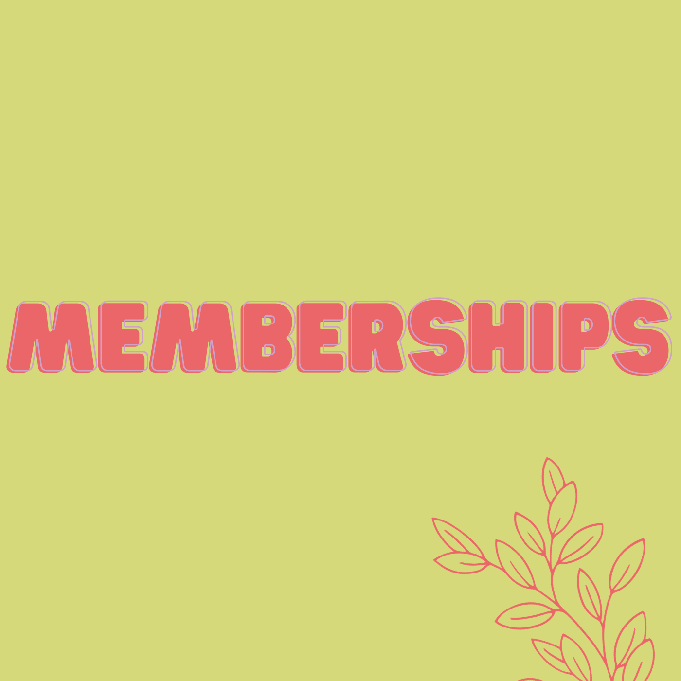 Memberships – The Ruffled Daisy
